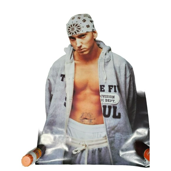 Eminem | Other | Vtg 202 Eminem Poster Bandana Funky Marshall Mathers ...